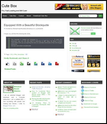 2 Column Blogger Templates